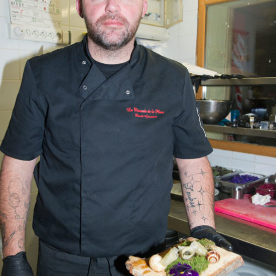 Chefs au Sommet d’Auron, David Graziani and Christian Cottard at Le ...
