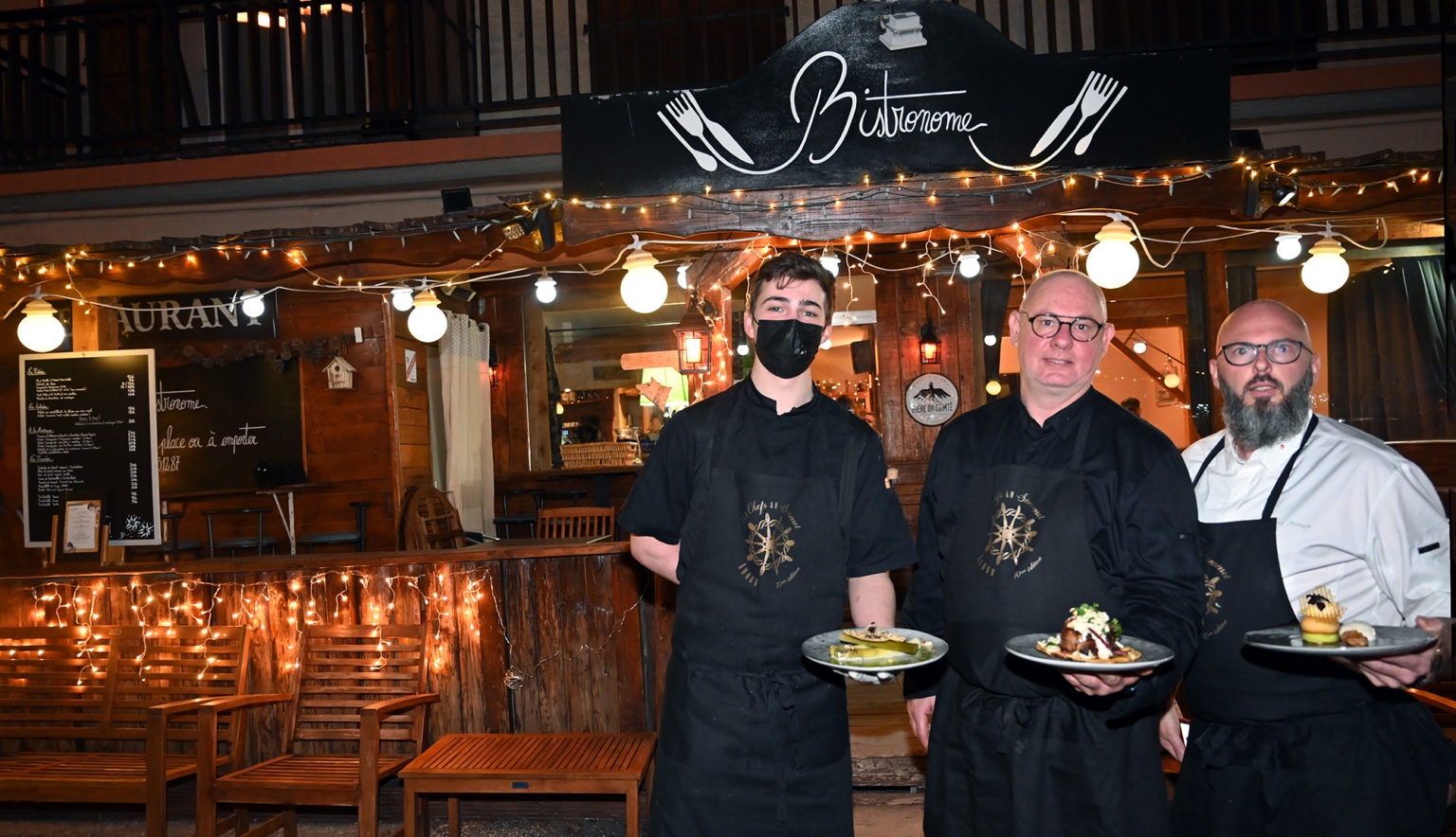 Chefs au Sommet d'Auron: Olivier Renaud and Stéphane Mangin at the ...