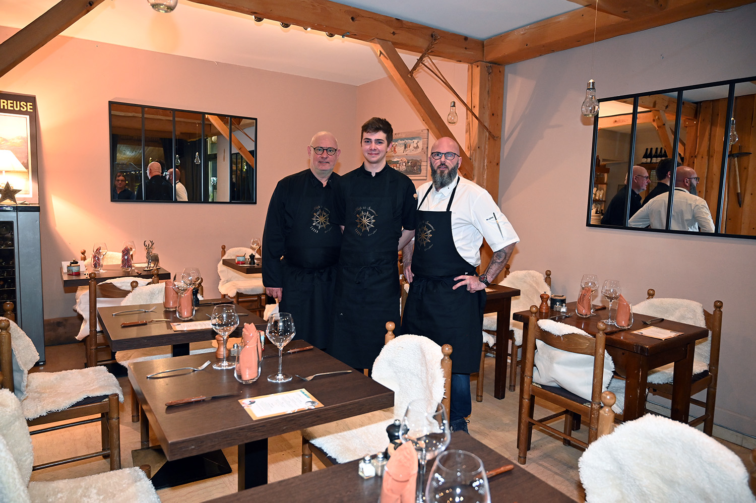 Chefs au Sommet d'Auron: Olivier Renaud and Stéphane Mangin at the ...