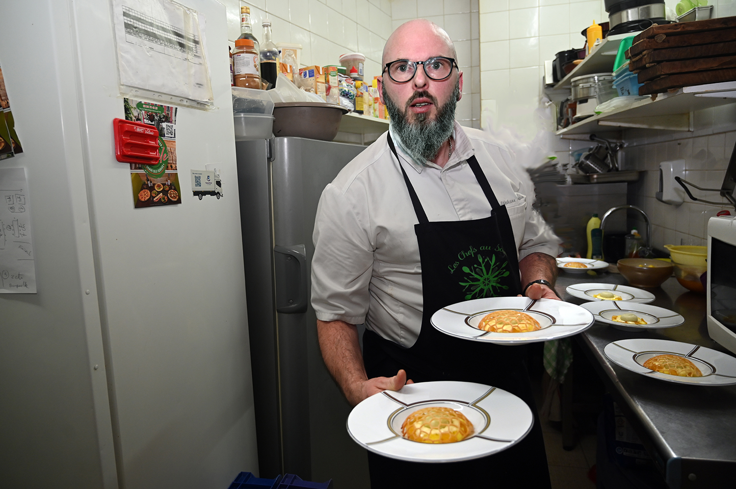 Chefs au Sommet d’Auron 2023, Nhut Nguyen et Stéphane Mangin au ...