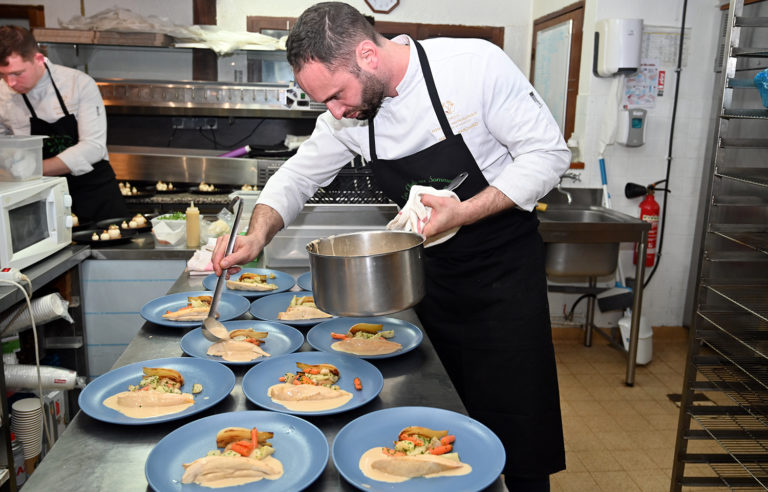 Chefs au Sommet d'Auron 2023, Alexandre Martin and Mathieu Marchand at ...