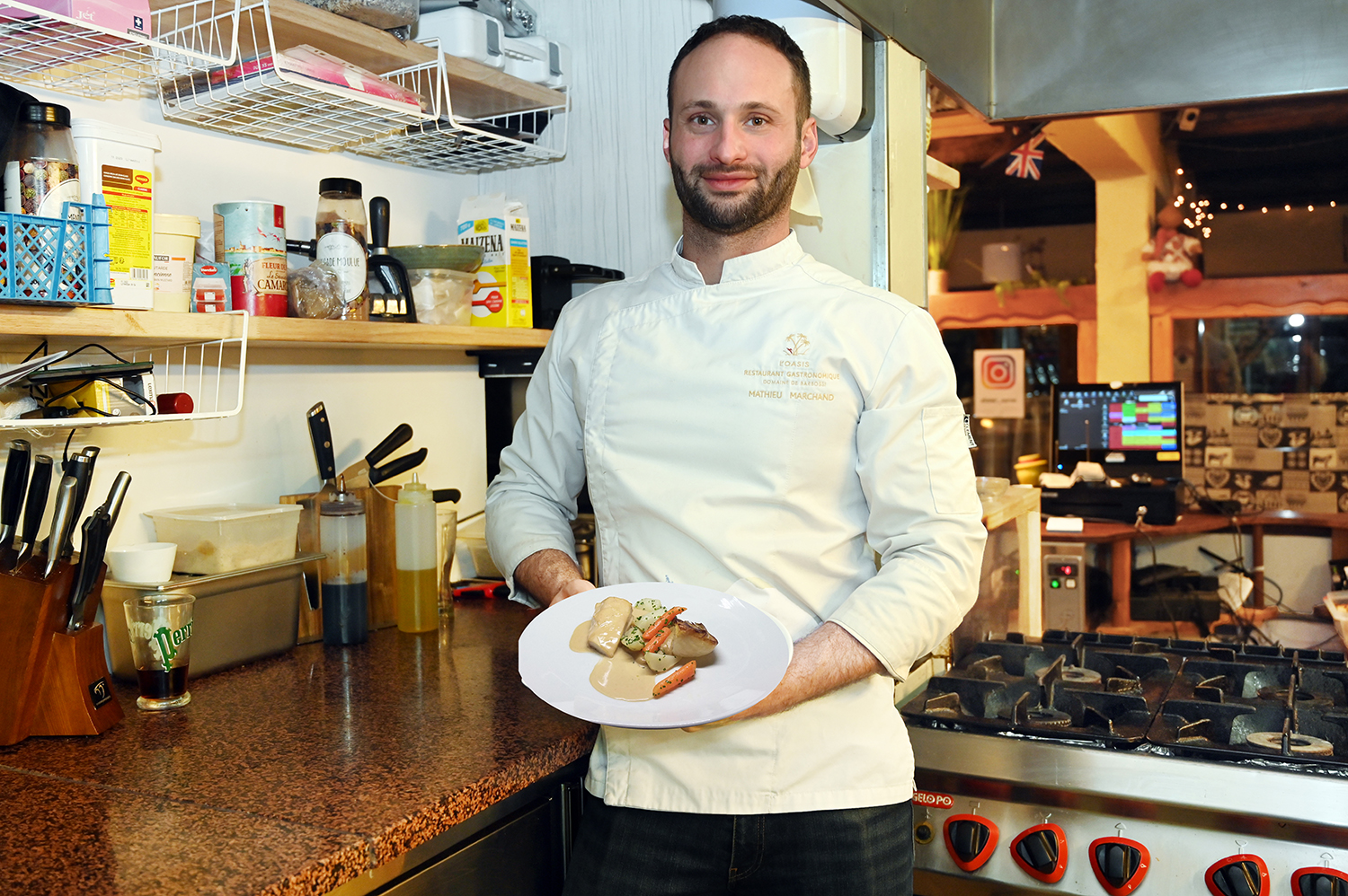 Chefs au Sommet d'Auron 2023, Alexandre Martin and Mathieu Marchand at ...