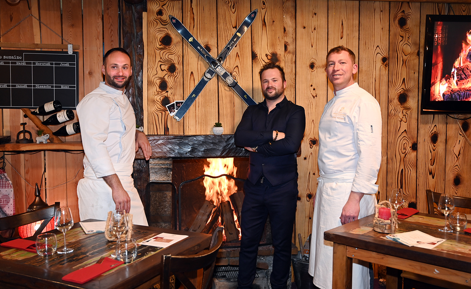 Chefs au Sommet d'Auron 2023, Alexandre Martin and Mathieu Marchand at ...