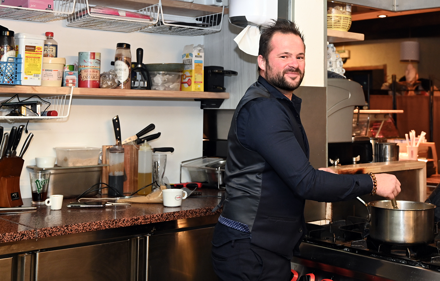 Chefs au Sommet d'Auron 2023, Alexandre Martin and Mathieu Marchand at ...