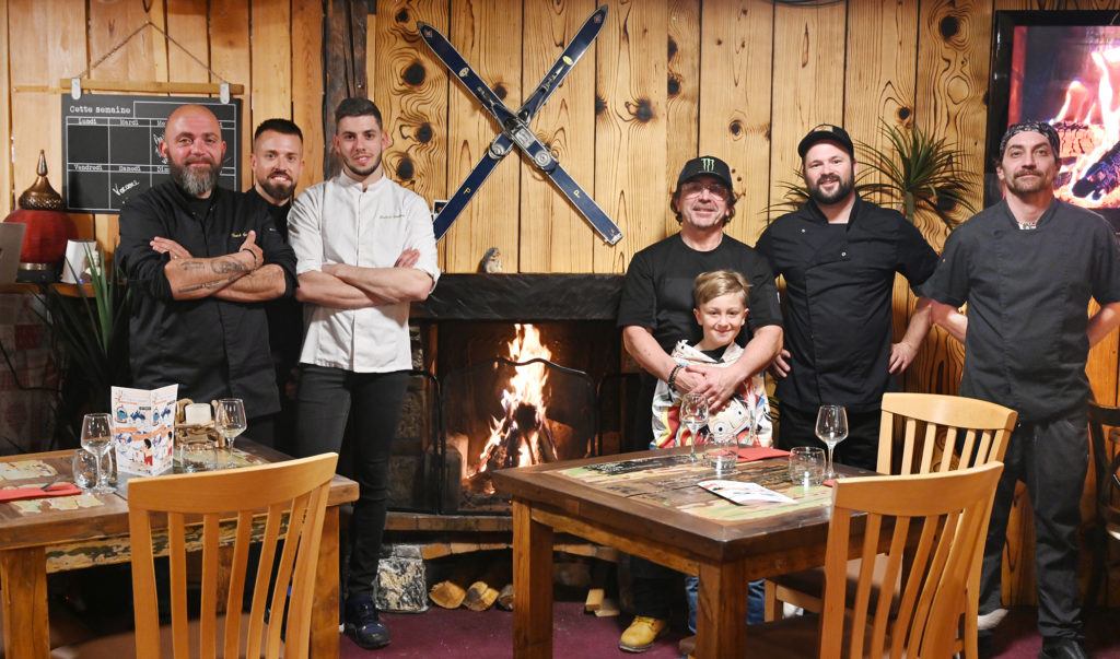 Chefs au Sommet d'Auron 2024, Xavier Malandran and Ludovic Gambini at L ...