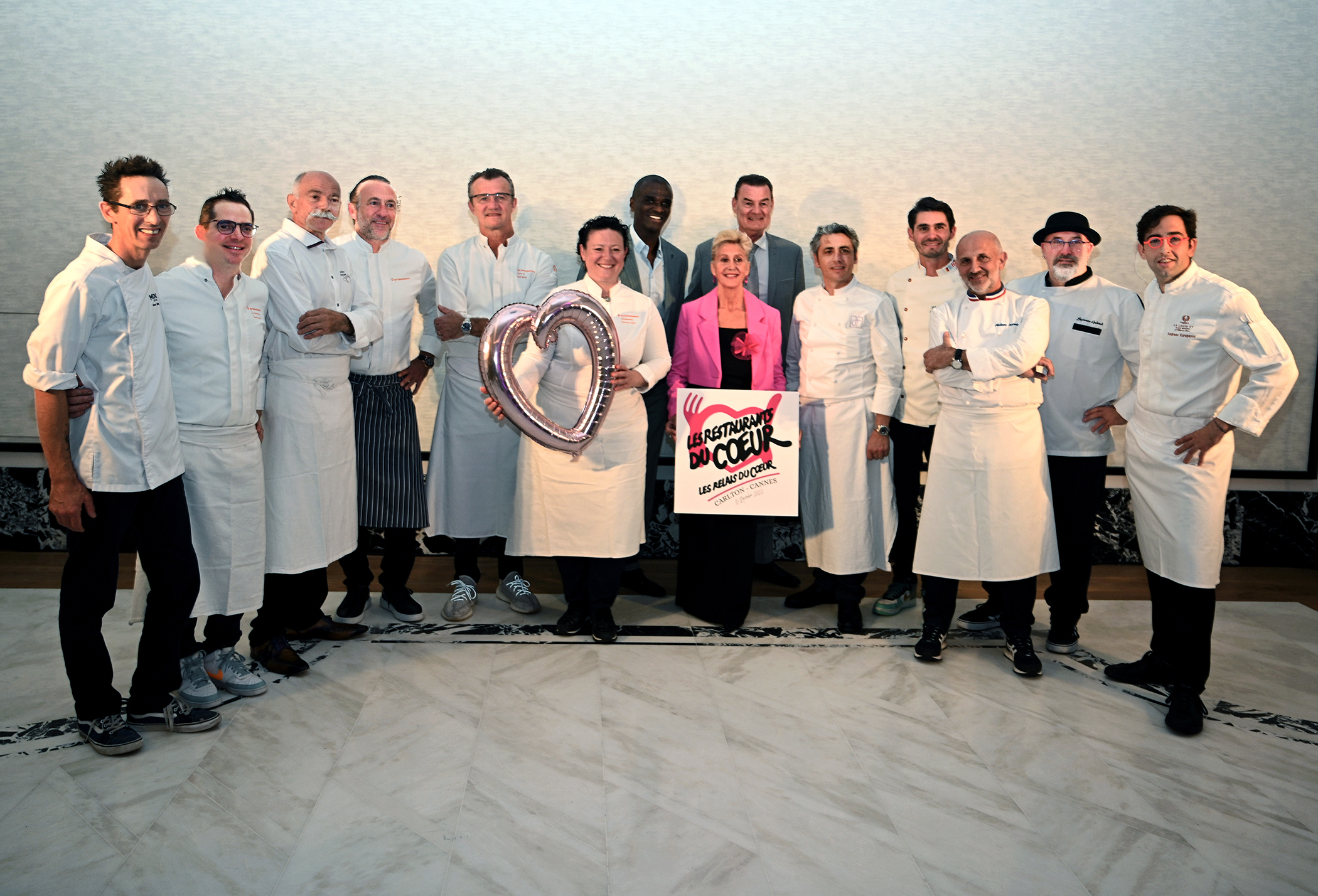 Second Dîner des Chefs Cannes : Générosité au Profit des Restos du Cœur