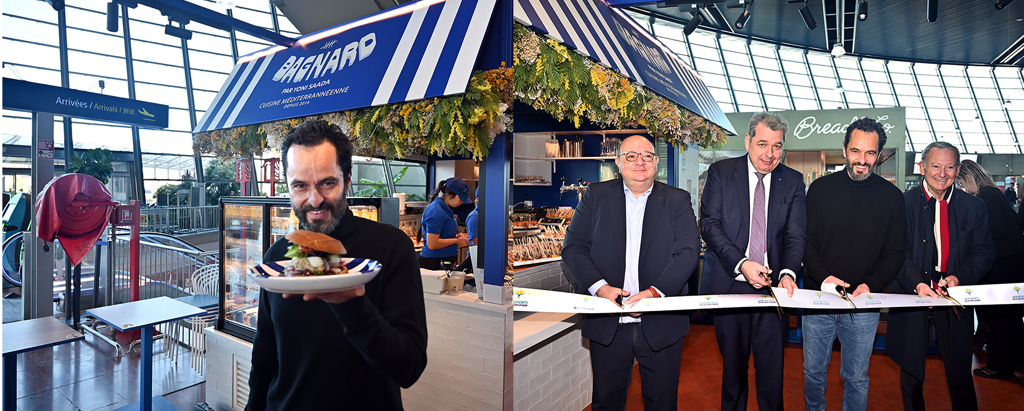 Le Bagnard de Yoni Saada s'Installe à l'Aéroport Nice Côte d'Azur